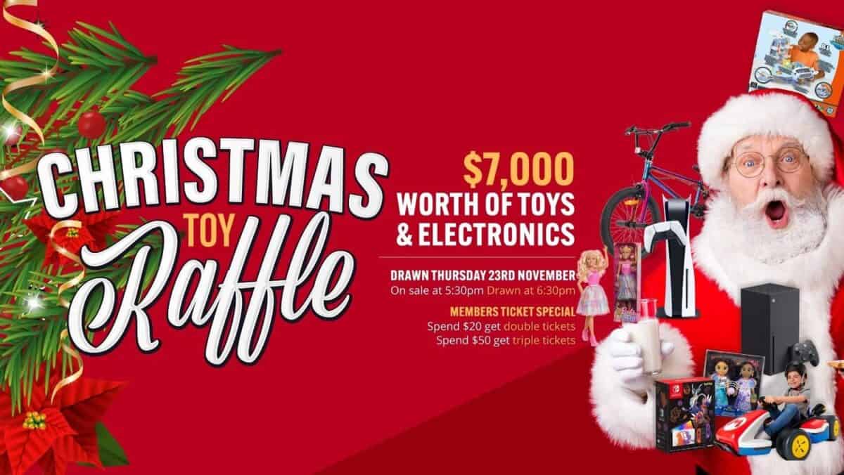 Christmas Toy Raffle - Club Singleton
